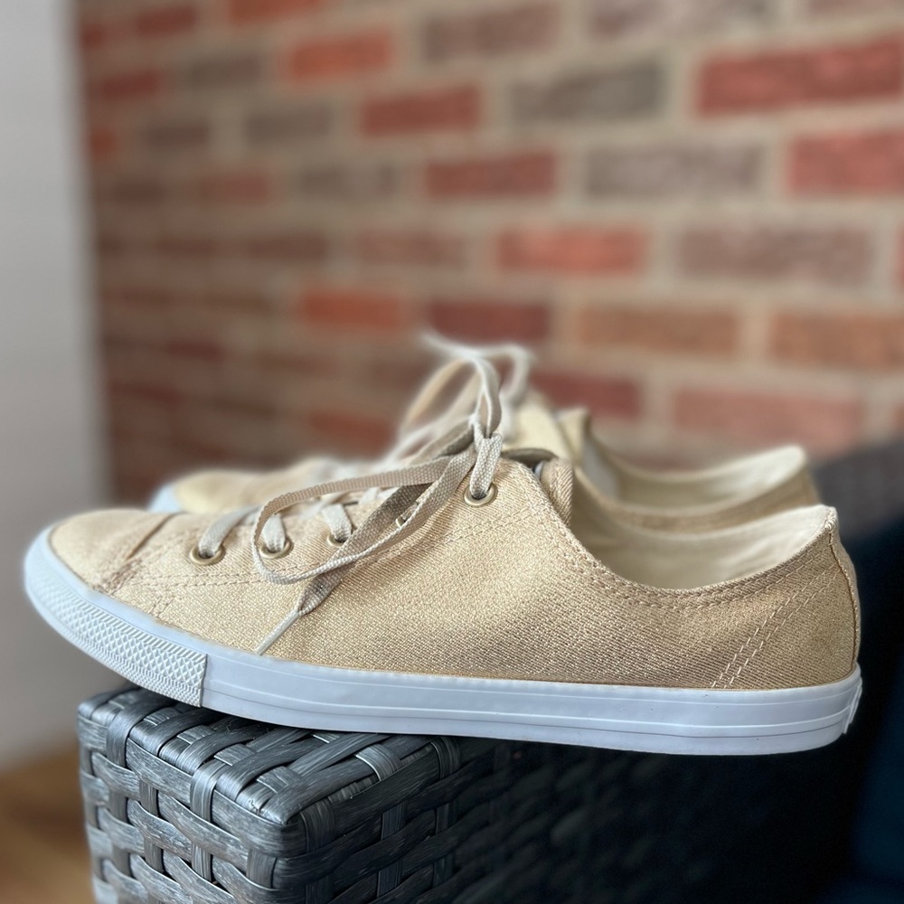Converse Sparkle Gold Sneakers - Gem
